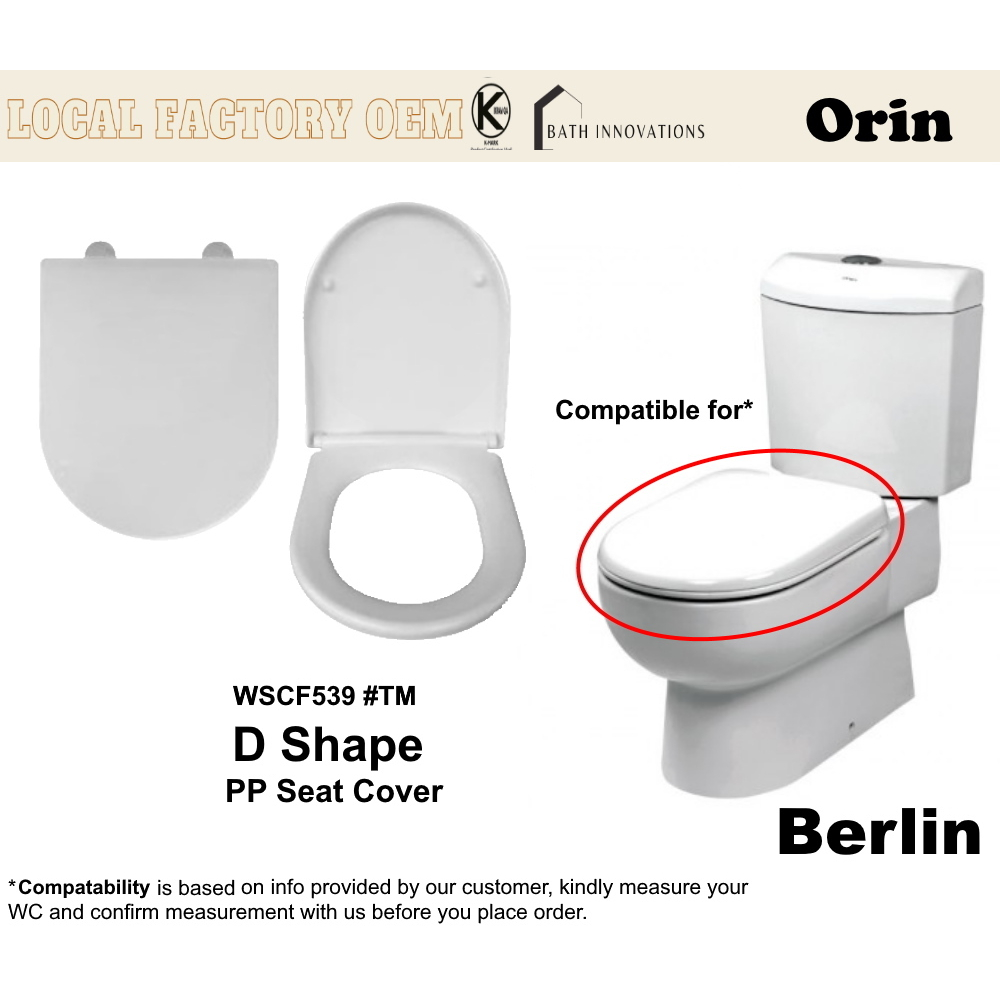 Orin Berlin / Manchester Seat Cover Replacement - Soft Close / Tempat ...