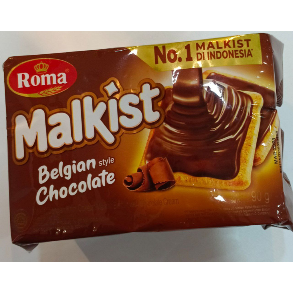 ROMA MALKIST RASA ABON,COKELAT KELAPA,SWEET CRAKERS,BELGIAN CHOCOLATE ...