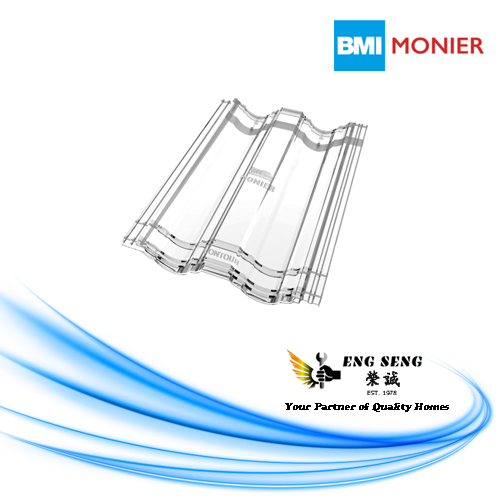 BMI MONIER Contour Toplight Roofing Tiles / Genting Terang / Bumbung ...