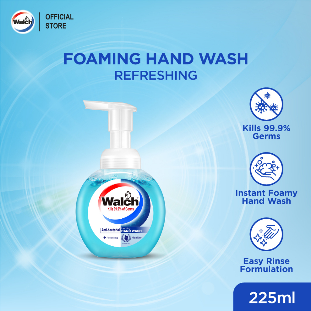 Walch Foaming Hand Wash Refreshing (225ml) | Shopee Malaysia