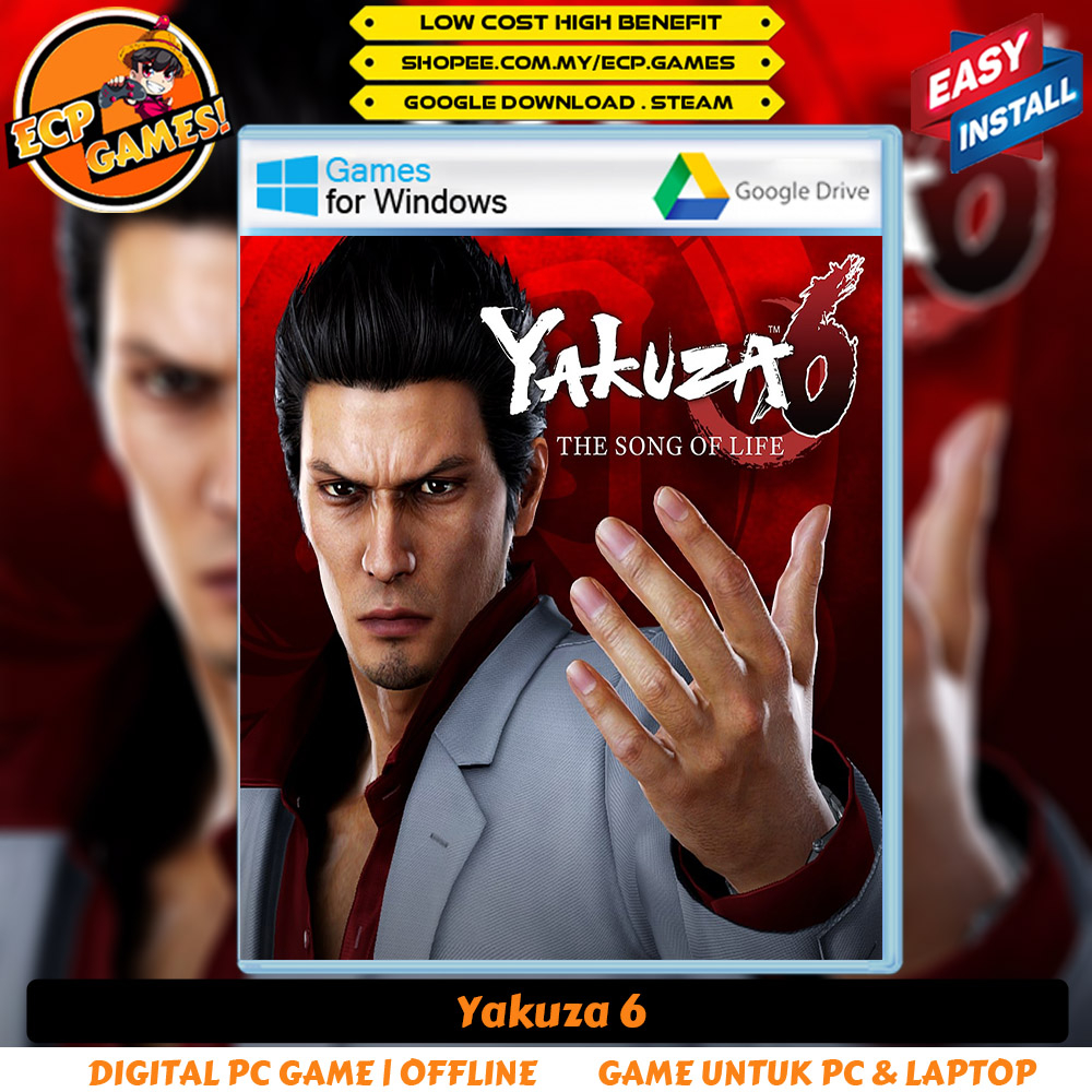 Yakuza 6: The Song of Life / PC / Game / Offline / Digital Download / Dlc / Ecpgames | Shopee ...