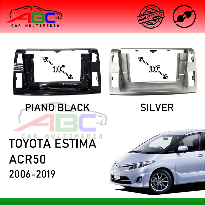 10INCH Android Player Casing For Toyota Estima ACR 50 2006 2007 2008 ...