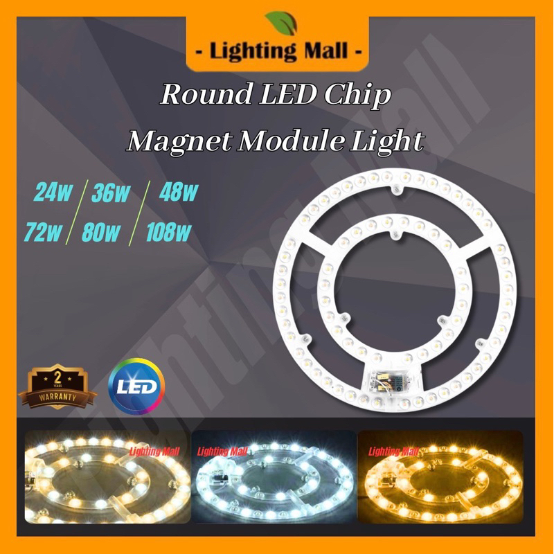 Magnet LED Circular Panel Light Magnet PCB Board Light Ceiling Lamp ...