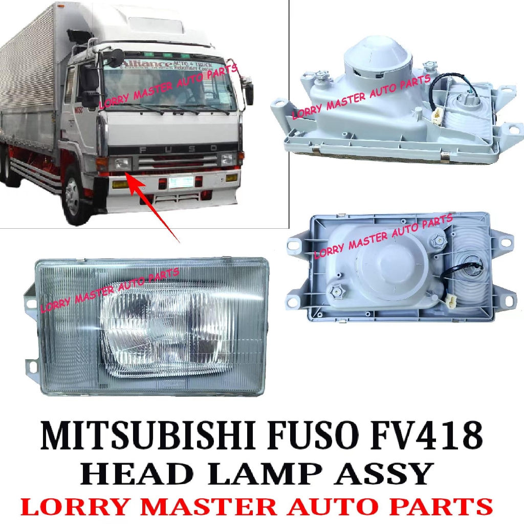 J111S06 HEAD LAMP MITSUBISHI FUSO FV418 LORRY LAMPU BESAR TRUCK ...