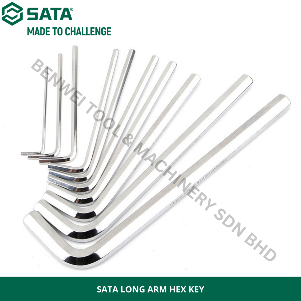 SATA LONG ARM HEX KEY / MM SIZE ALLEN KEY / L SHAPE HEX KEY | Shopee ...