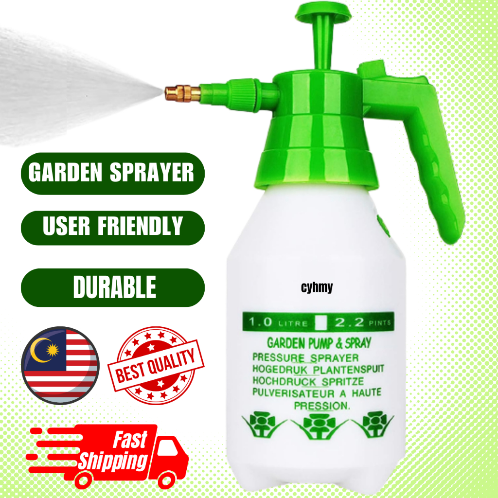 1L Pressure Garden Sprayer Pam Racun Manual Chemical Sprayer | Shopee ...