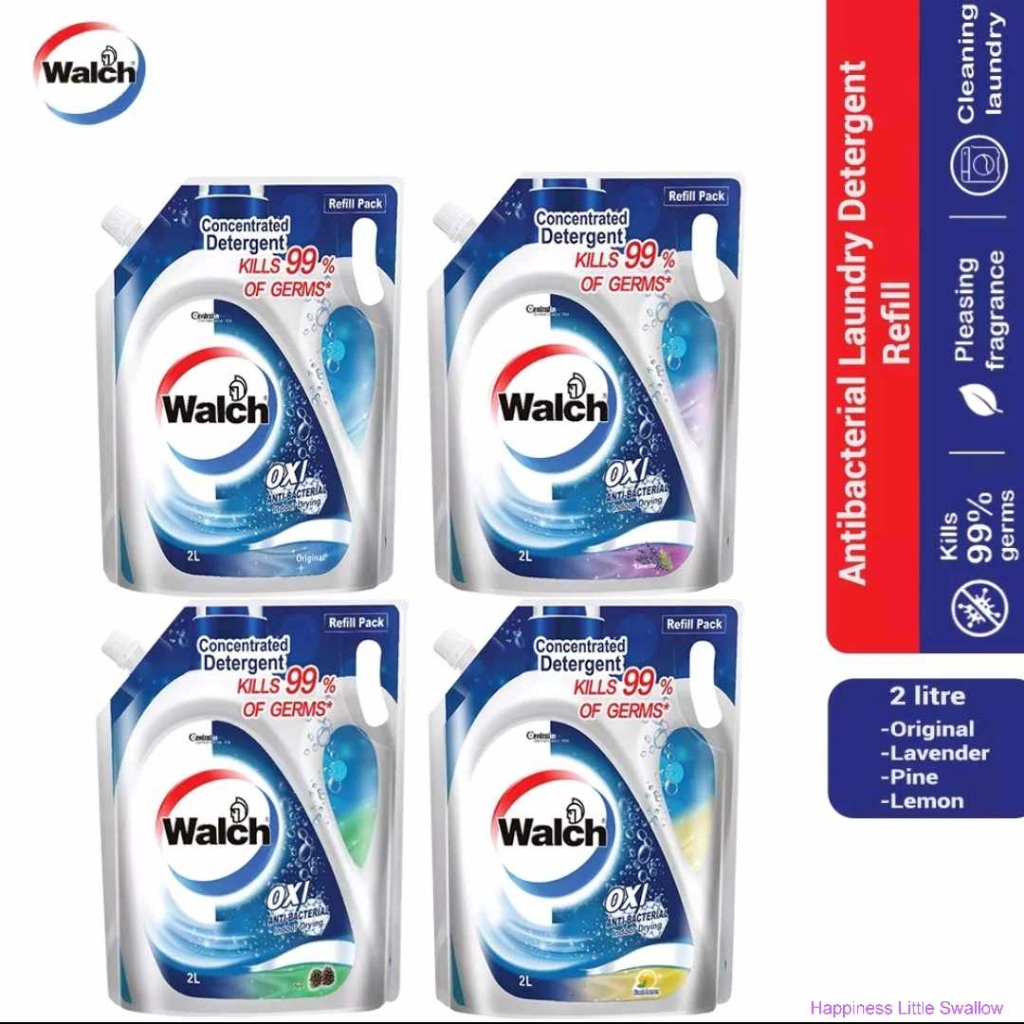 Walch Antibacterial Liquid Laundry Detergent Refill (2000ml) | Shopee ...