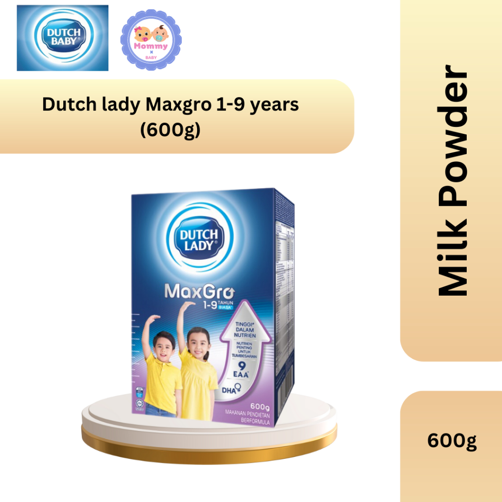 Dutch lady Maxgro 1-9 years (600g) | Shopee Malaysia