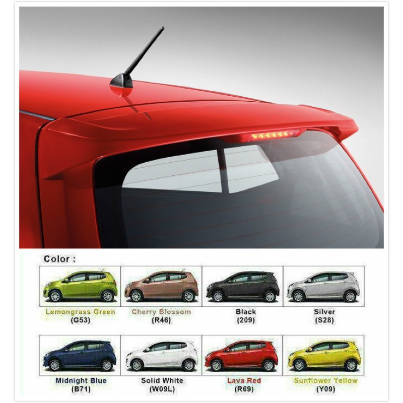 Perodua axia oem spoiler | Shopee Malaysia