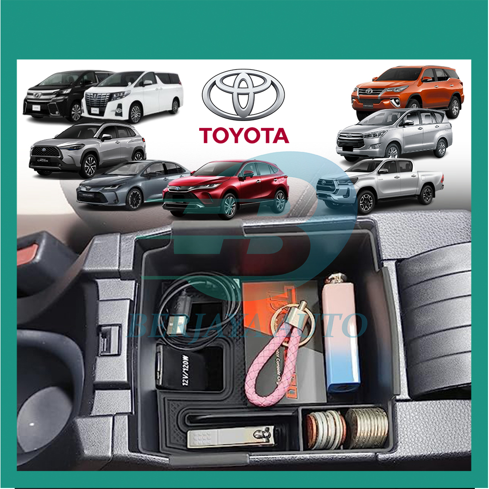 Toyota CorollaCross Hilux Harrier Altis Innova Coin Box Center Storage ...