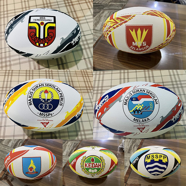 BOLA RAGBI RUGBY BALL MAJLIS SUKAN SEKOLAH SEKOLAH | Shopee Malaysia