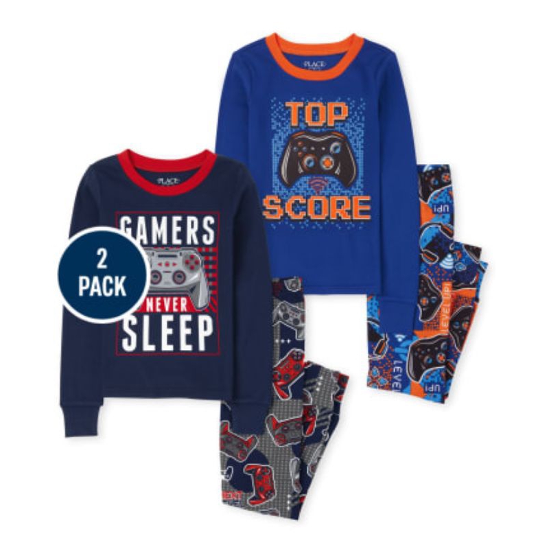 Age 6 yrs - Boys Video Game Cotton Pyjamas | Shopee Malaysia