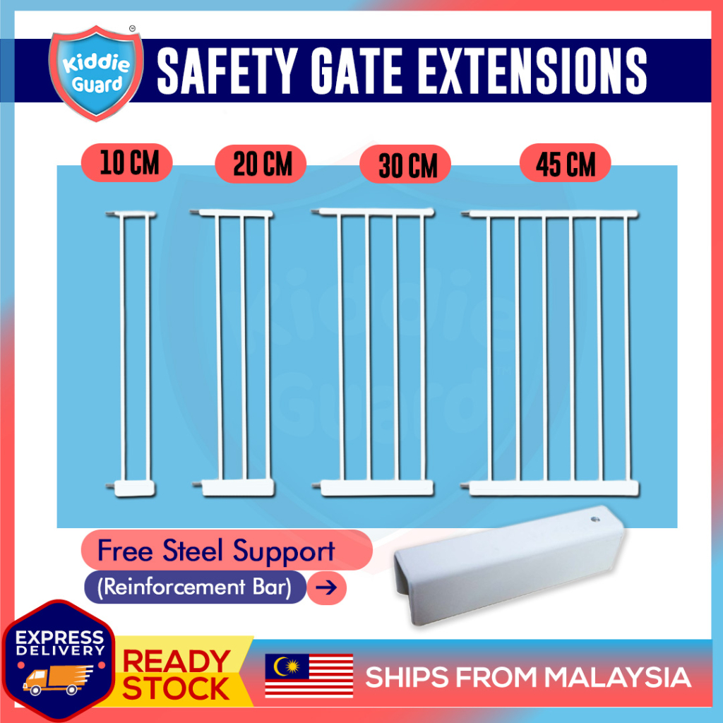 Baby Safety Gate 10cm / 20cm / 30cm / 45cm / 80cm Extension Pagar Baby ...