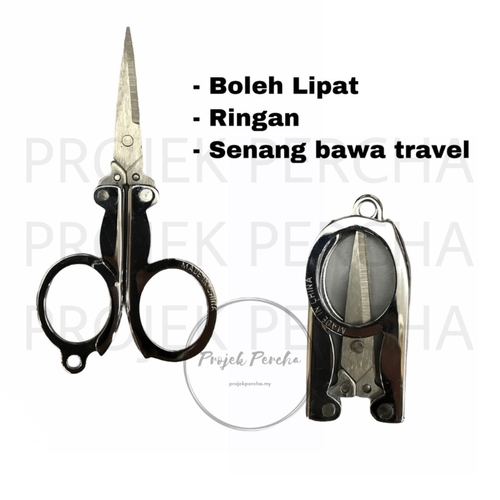 Gunting Lipat Tahalul Tahallul Scissors Scissor Travel Haji Umrah Daily ...