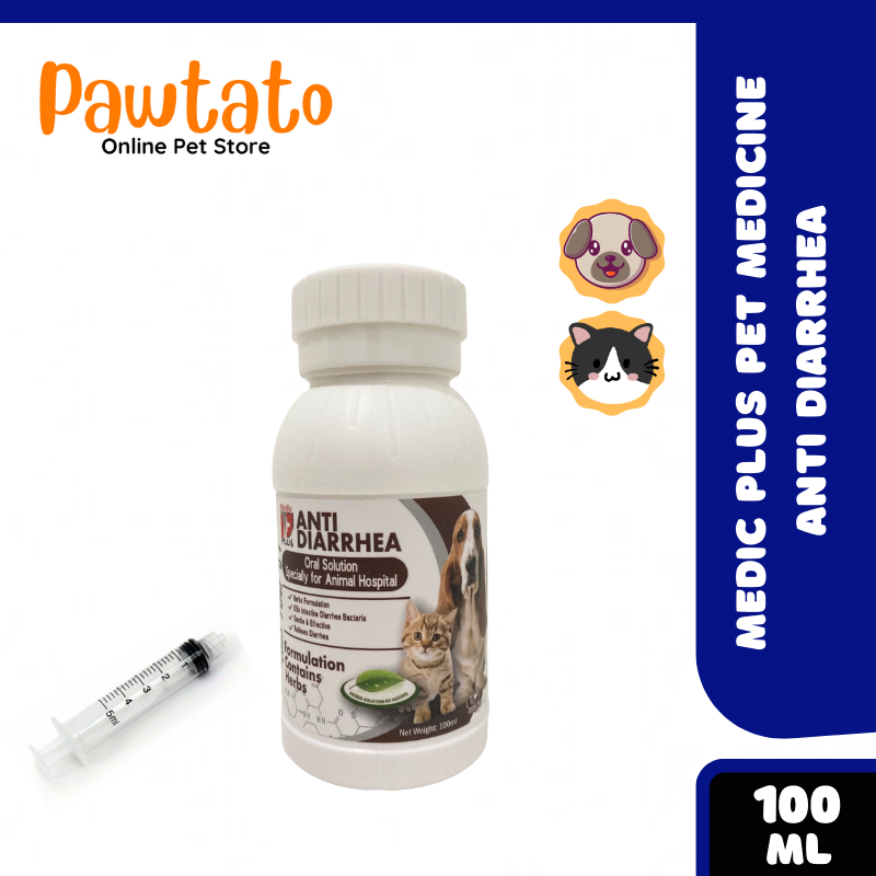 Medic Plus Anti Diarrhea for Cat and Dog 100ml Ubat Cirit-Birit Kucing ...