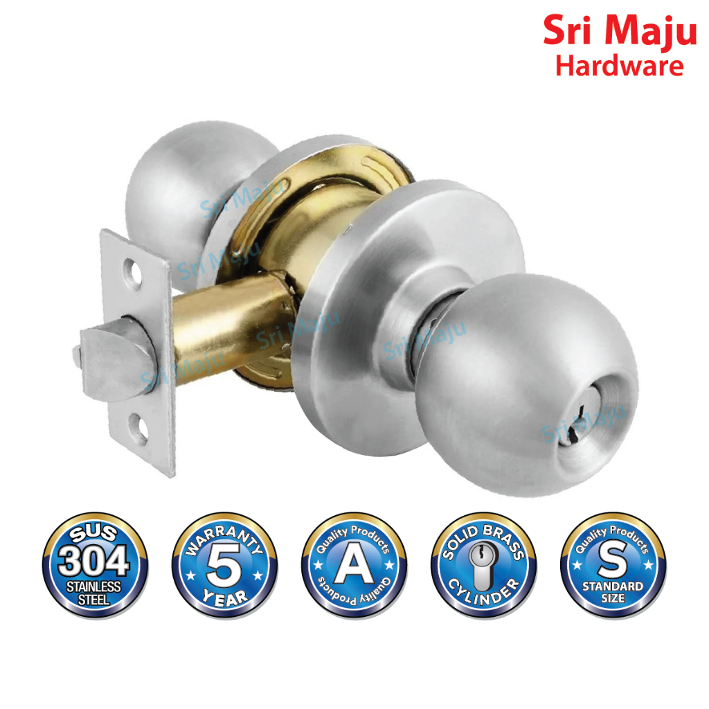 MAJU Armor ACL 4300 SN Stainless Steel 304 Cylindrical Cylinder Door ...