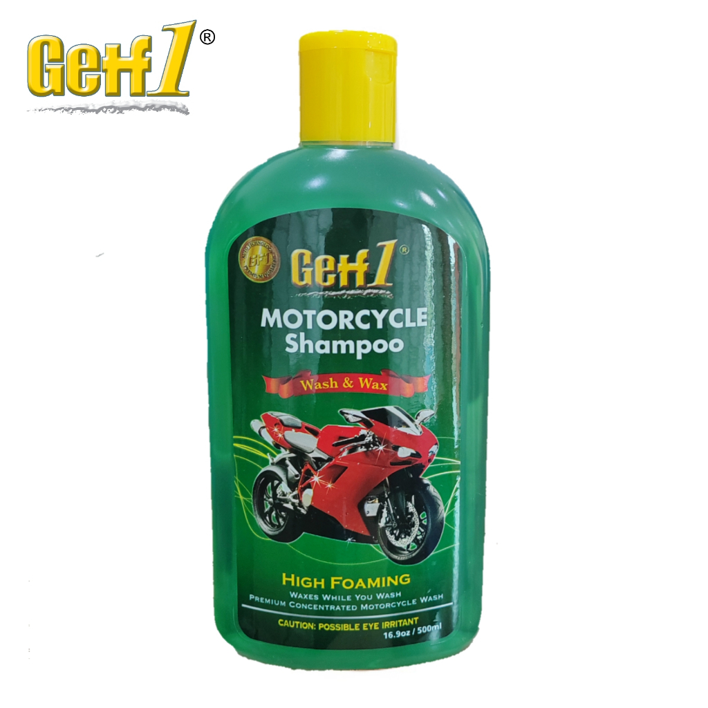 Getf1 Motor Care Motorcycle Shampoo ( Wash & Wax) 500ml cleaner syapu ...