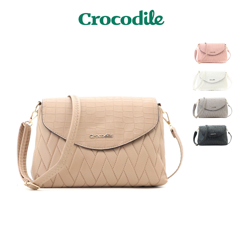 Crocodile Beg Sandang RHMN-33501 PU Leather | Shopee Malaysia