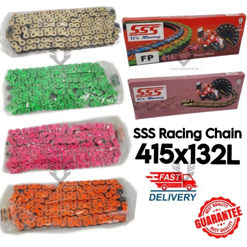 Original SSS 415 132L Green Chain Racing Rantai Hijau Pink Orange LC135 ...