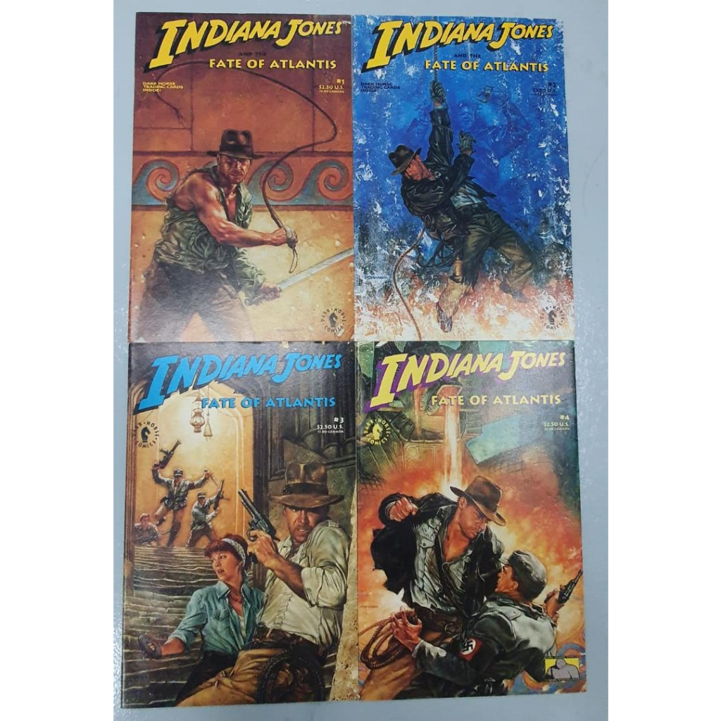 INDIANA JONES AND THE FATE OF THE ATLANTIS MINI SERIES COMPLETE SET ...