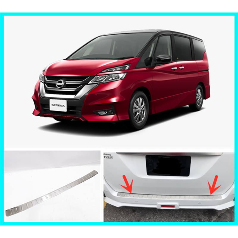 NISSAN SERENA C27 2017 - 2020 Rear Bumper Guard Trunk Protector ...