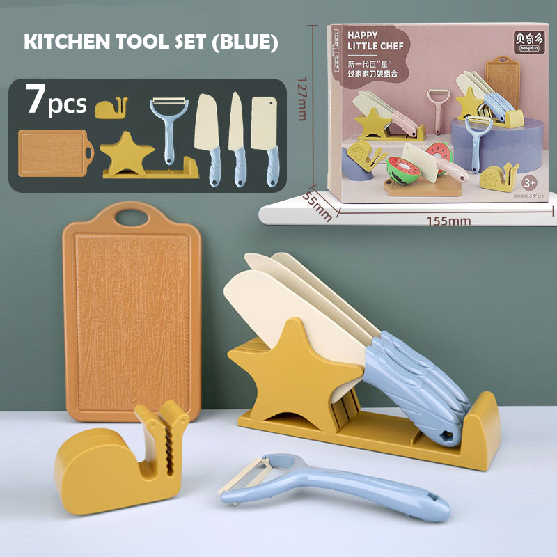 Fruit Cutting Vegetable Cutting Toys Pretend Play Set Cooking Slicing ...