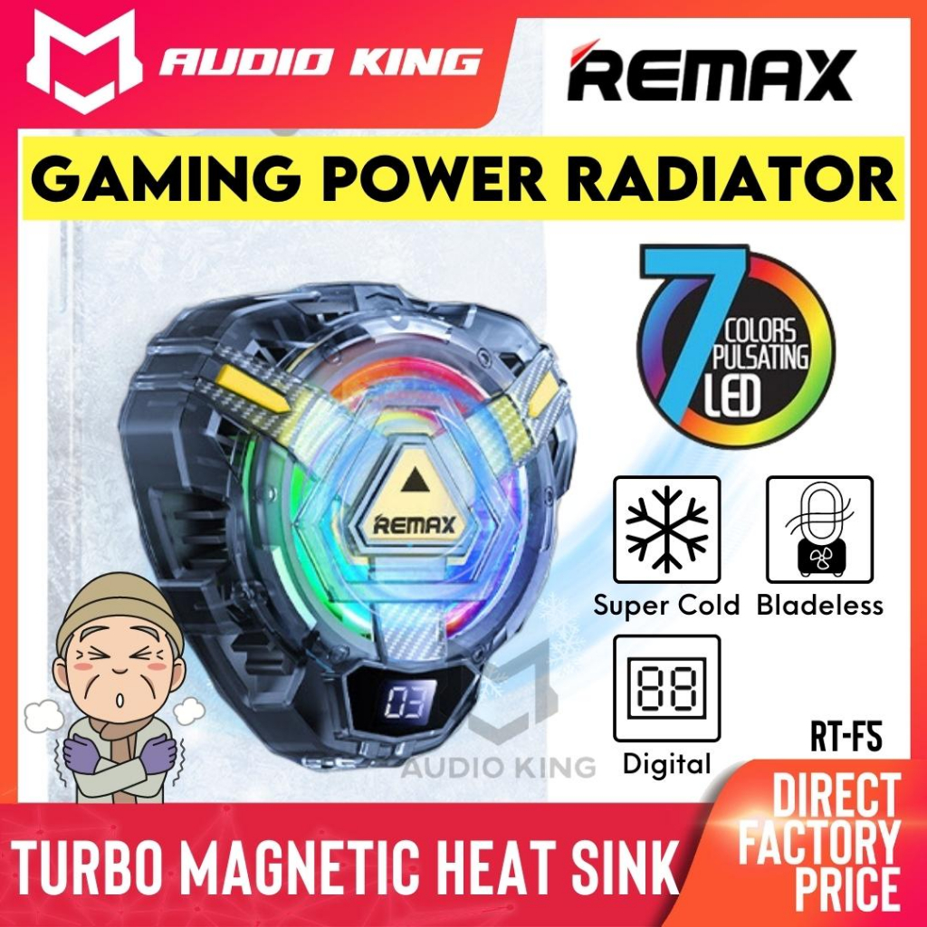 REMAX Magnetic Mobile Phone PUBG Game Radiator Super Quiet Fan Cooler ...