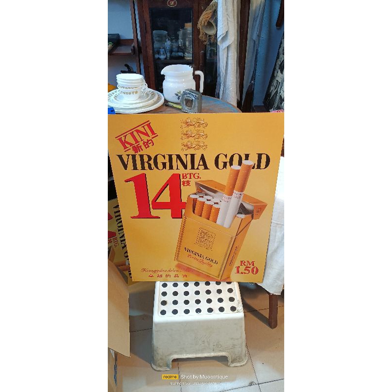 poster kadbod Virginia gold vintage | Shopee Malaysia