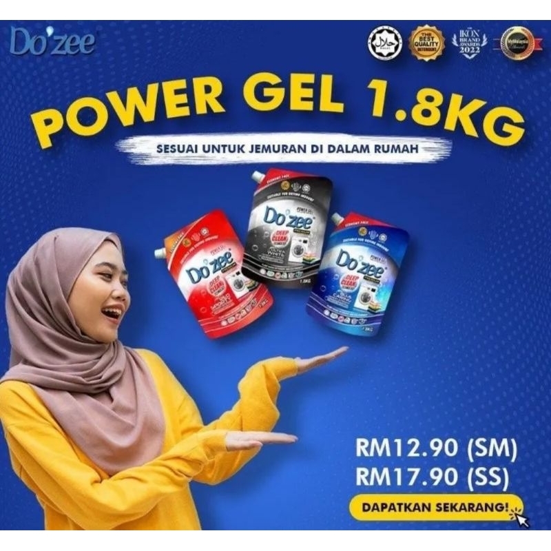 (VIRAL) Sabun Dozee Power Gel 1.8kg | Shopee Malaysia
