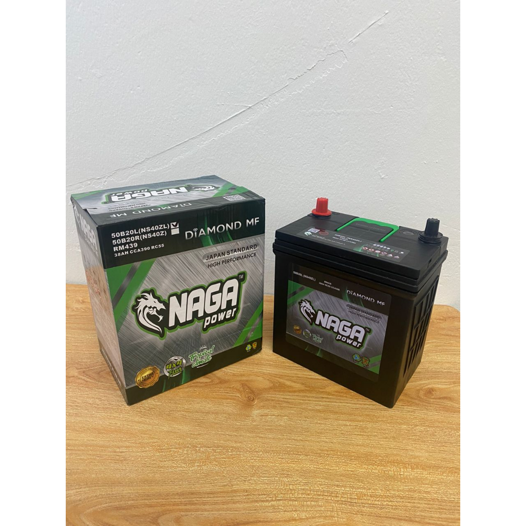 Naga Battery NS40ZL (Diamond) | Shopee Malaysia