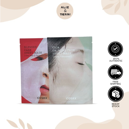 COSRX Face Mask Blemish/ Hyaluronic / Cica / Propolis / Ceramide ...