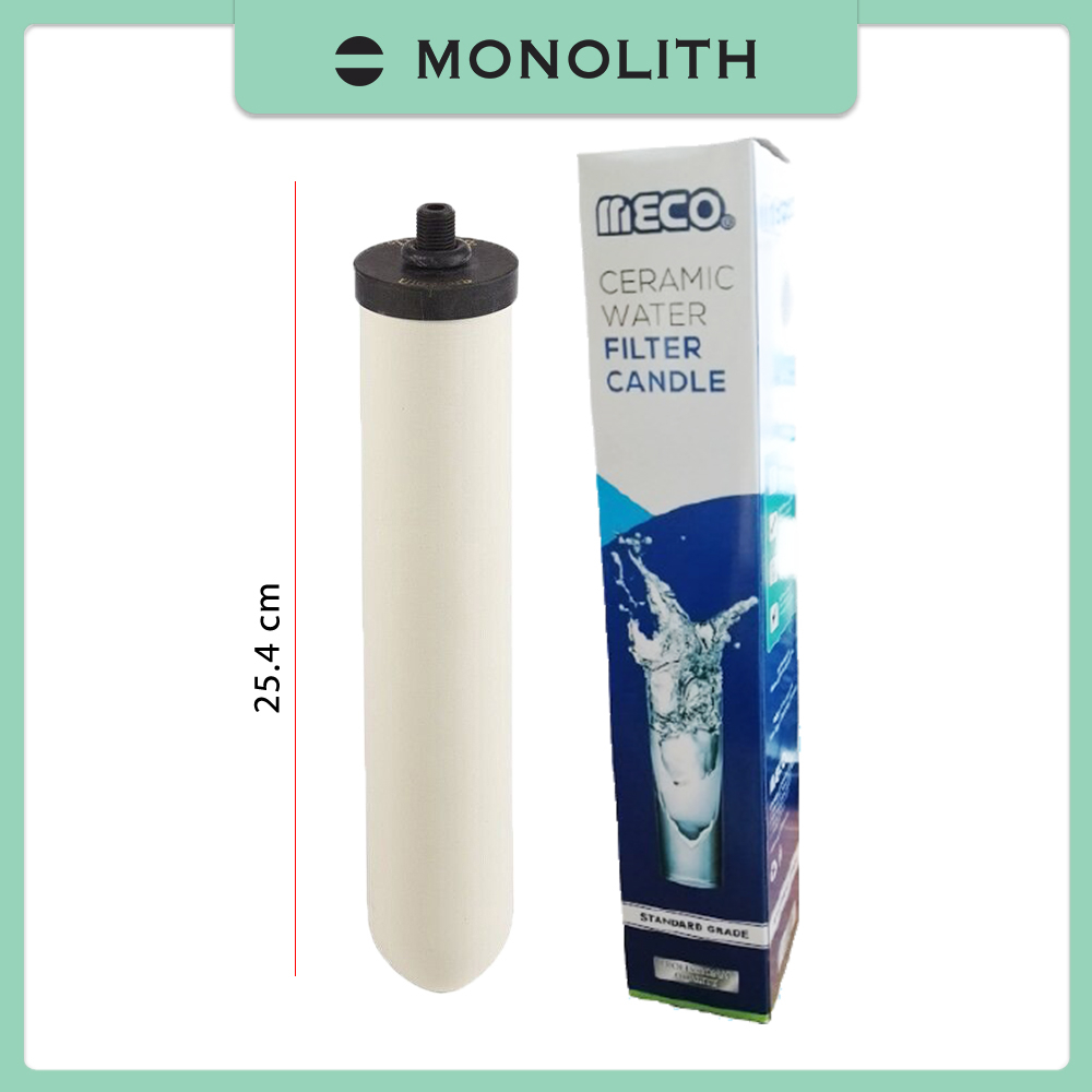 MECO Ceramic Water Filter Candle Standard Grade - 10" Size | Shopee ...