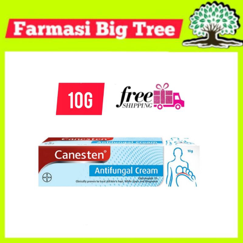 Canesten Clotrimazole Cream 1% (10g) - Treats Fungal Skin Infection ...
