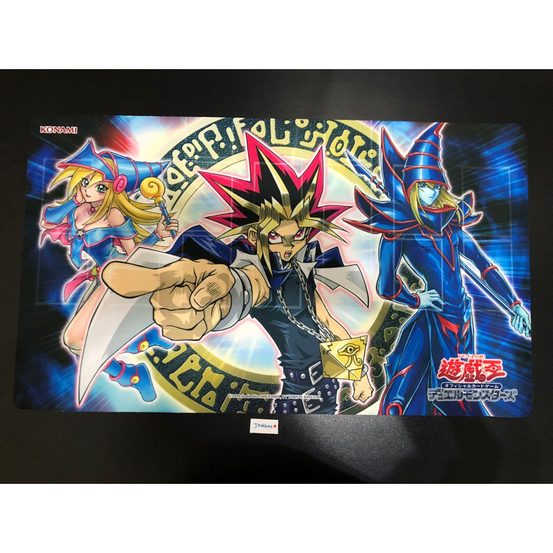 Yugioh Official Playmat Yami yugi & Dark Magician & Dark Magician Girl set Simplified Chinese ...