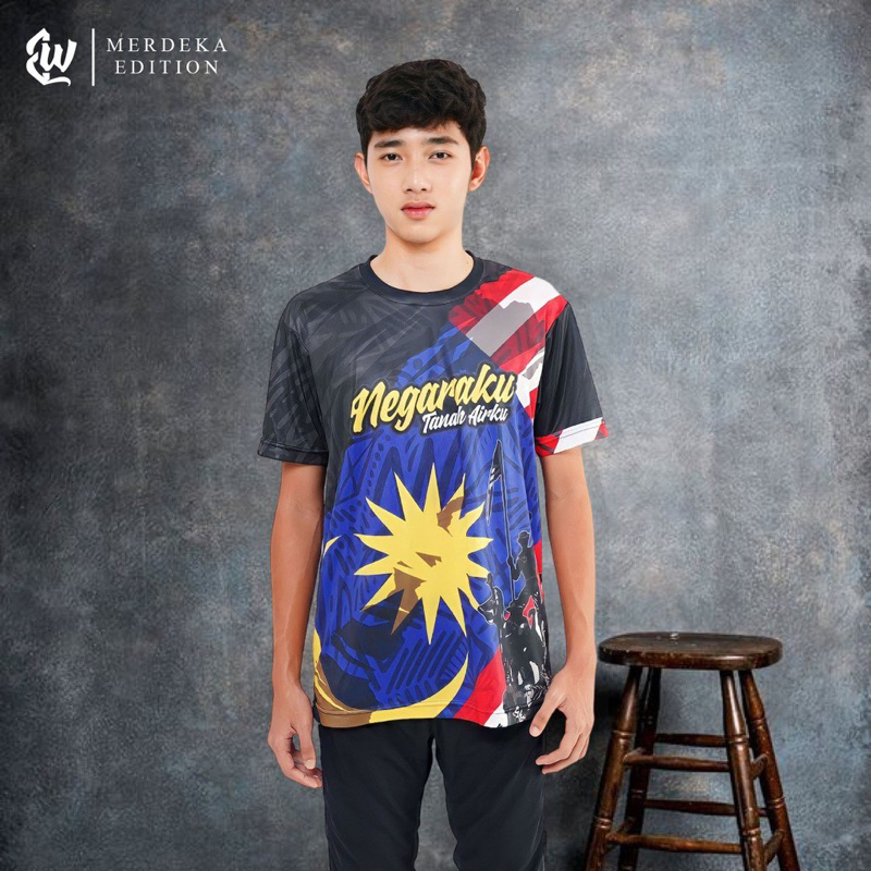 T-SHIRT MERDEKA EDITION SHORT SLEEVE | Shopee Malaysia
