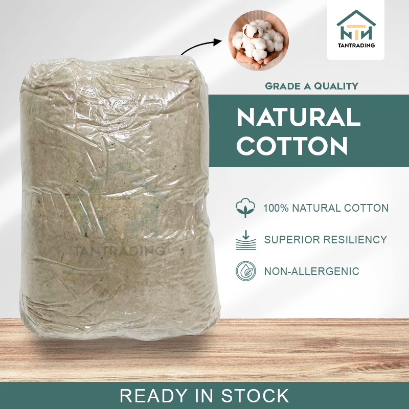 100% Natural Cotton Fill / Original pure Natural / Kapas (Grade A ...