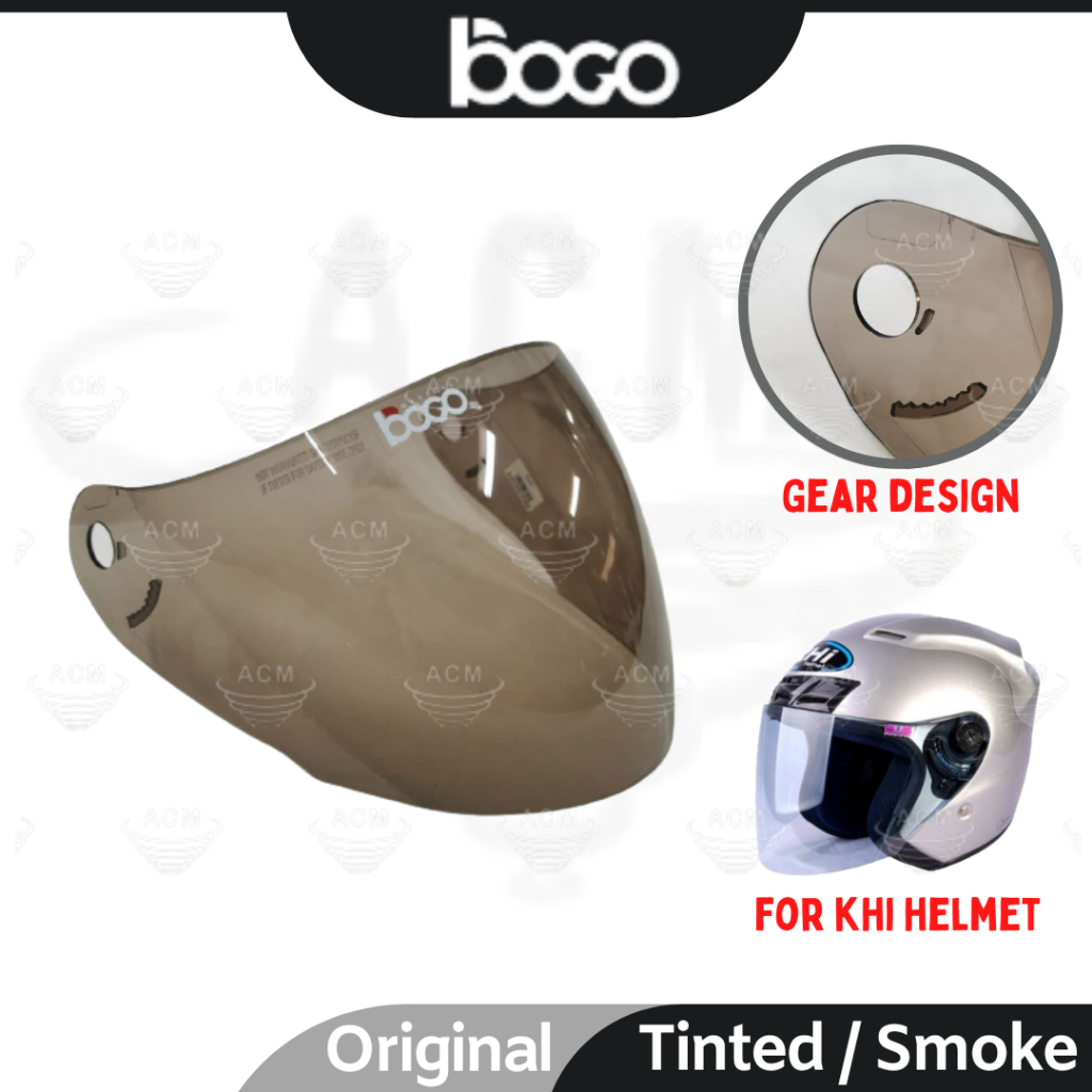 BOGO Visor 3 Button BG05 BG25 BO GO Bikko helmet SGV MS88 MAGNUM ARC ...