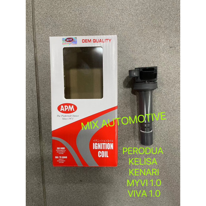 ( 100% ORIGINAL APM ) DENSO KELISA KENARI VIVA MYVI 1.0 IGNITION COIL ...