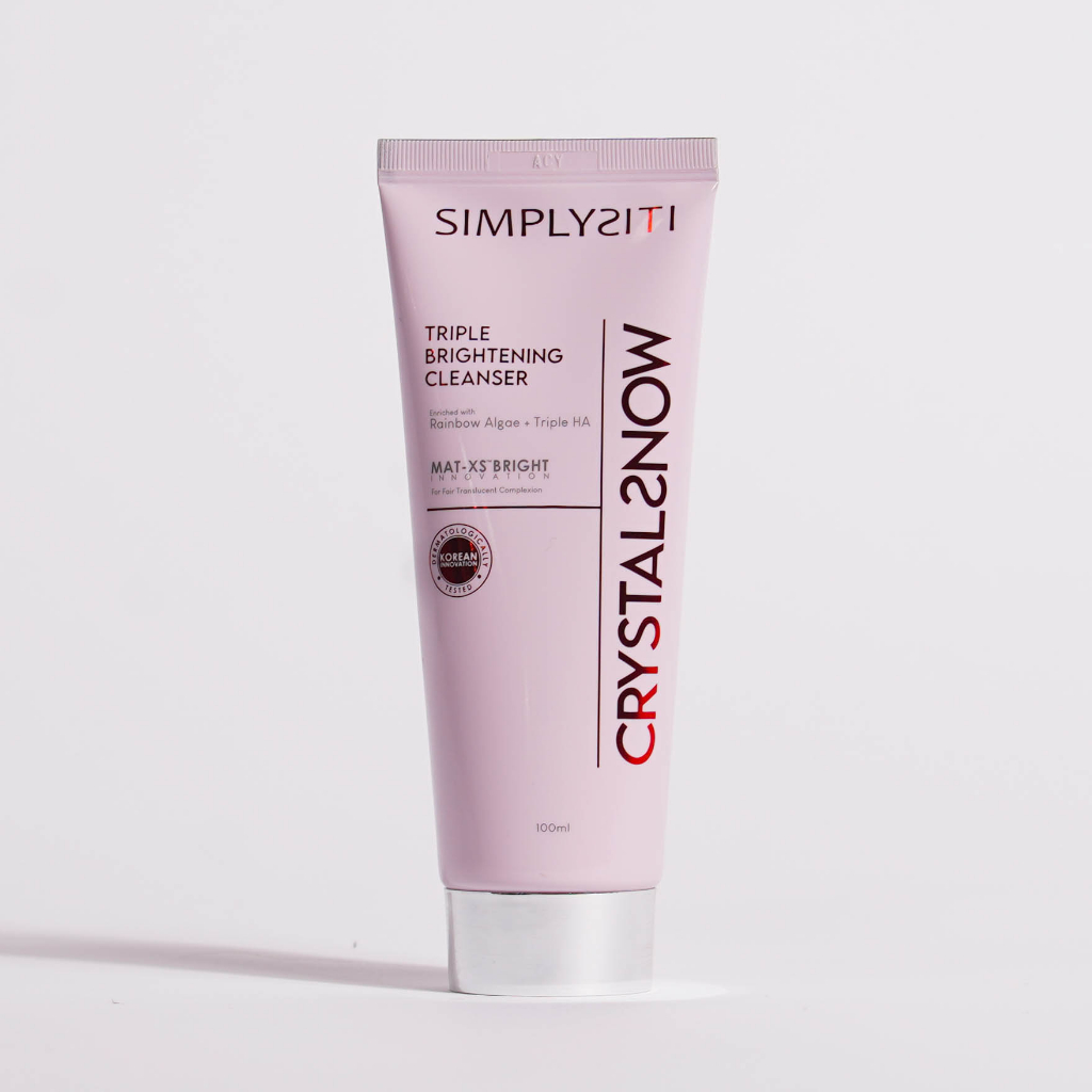 SimplySiti Crystal Snow Triple Brightening Cleanser Face Wash Skincare ...
