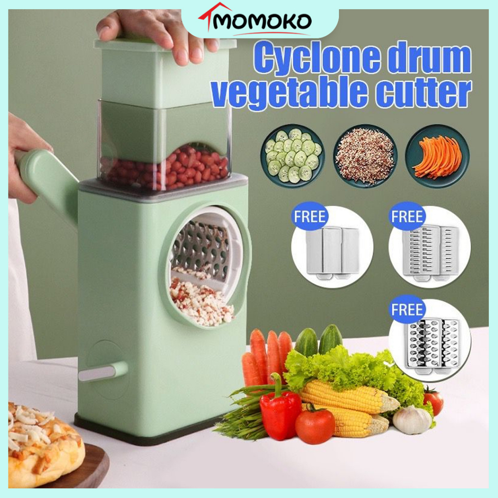 3 In 1 Multifunction Vegetable Slicer Manual Kitchen Cookware Grater Vegetable Chopper Cutter ...