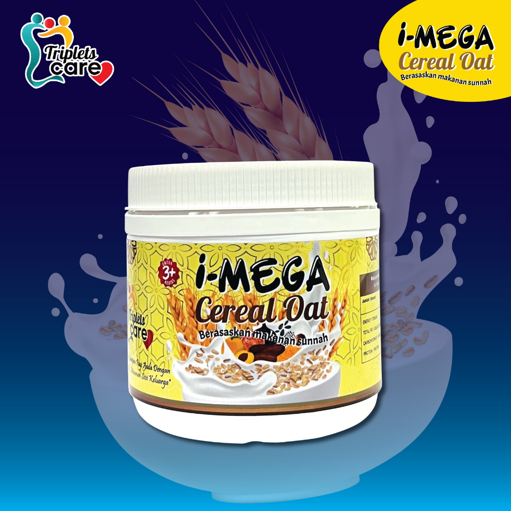 i-MEGA CEREAL OAT (BERASASKAN MAKANAN SUNNAH) | Shopee Malaysia