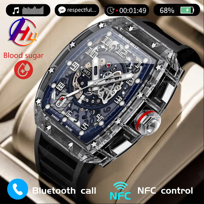 XIAOMI 2024 Mechanical Smart Watch Men Waterproof Explosion-proof High ...