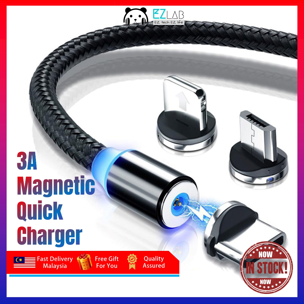 USB Magnetic Cable Charger With Light Cable Magnet With Micro USB Type ...