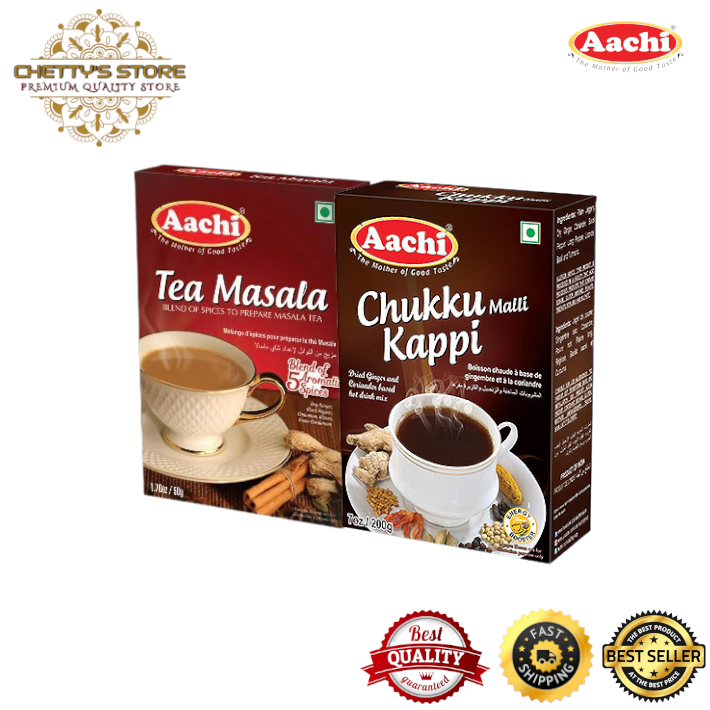 (IMPORTED INDIA) AACHI TEA MASALA / CHUKKU MALLI COFFEE(160G/200G ...