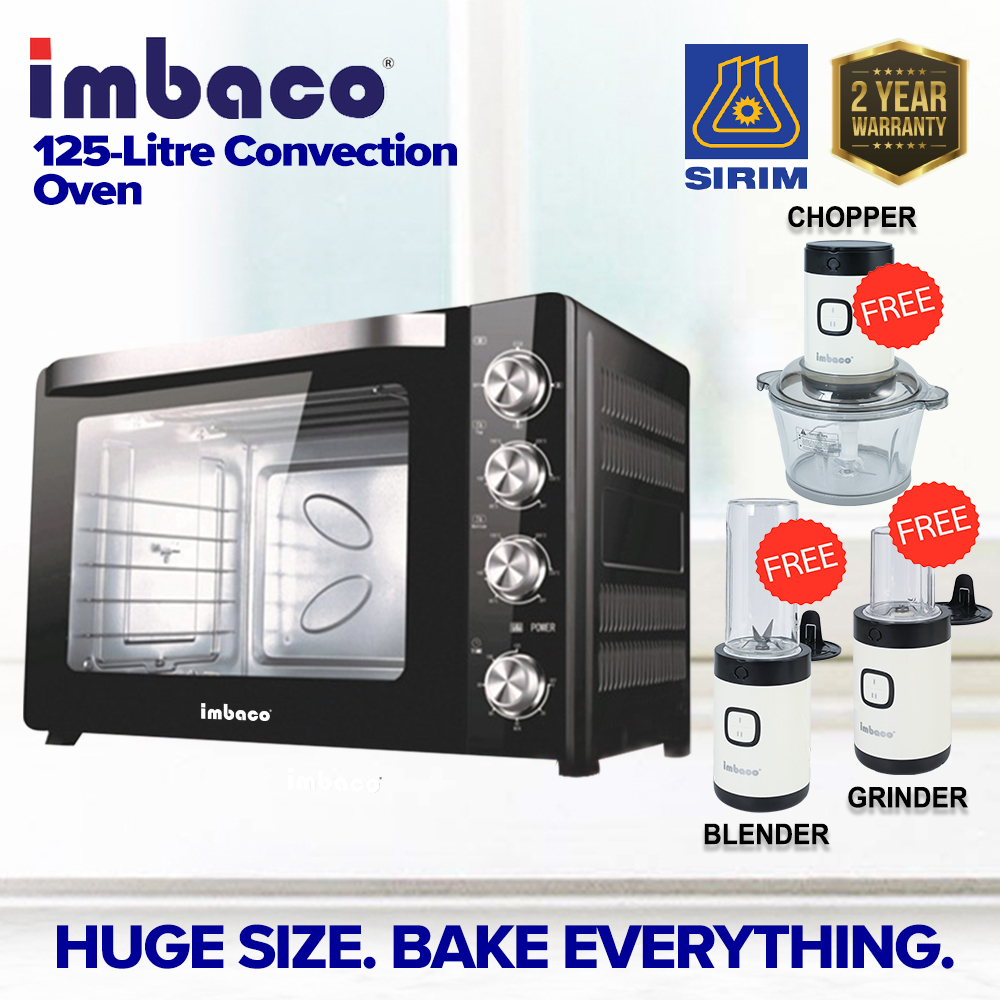 Imbaco Extra Large Capacity Heavy Duty Electric Convection Oven (125L ...