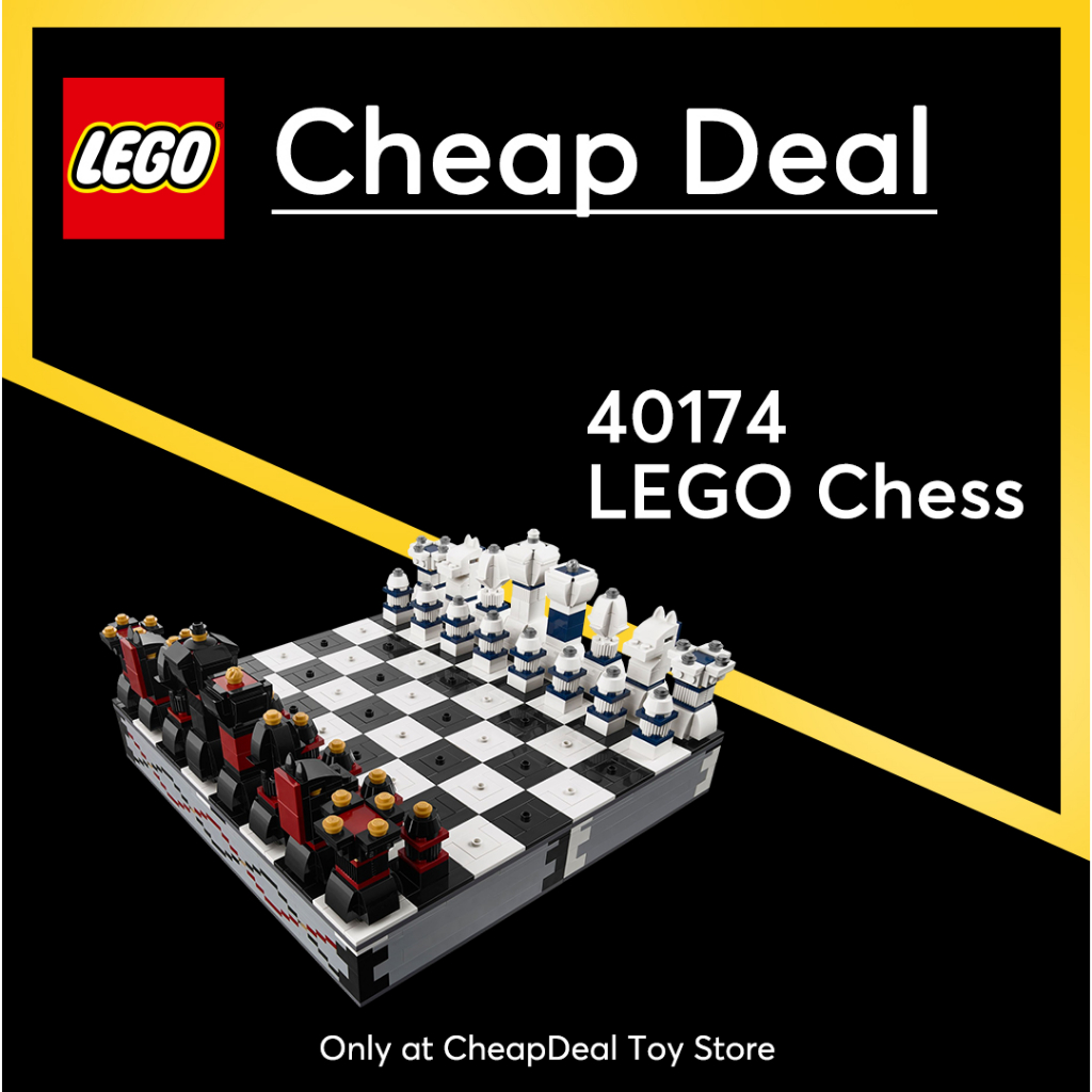 [CheapDeal] - LEGO 40174 LEGO Chess (1450 Pieces) | Shopee Malaysia