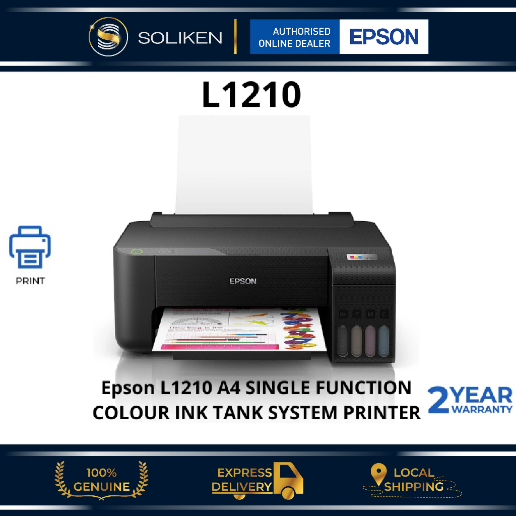 Epson EcoTank L1210 A4 Ink Tank Printer | Shopee Malaysia