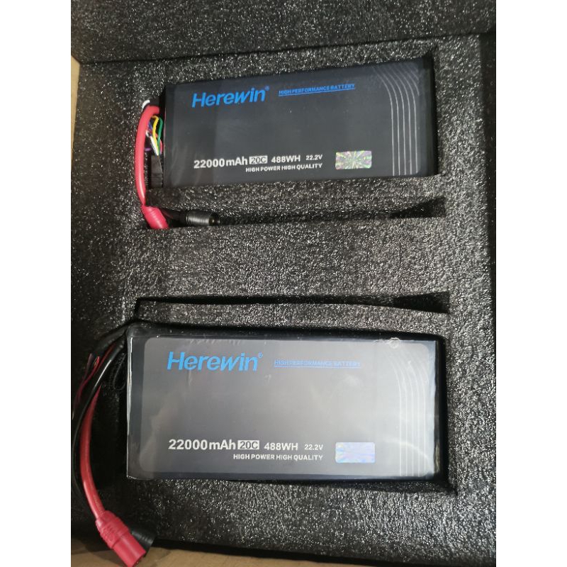Herewin 6S 22000mah 22.2V Li-po Battery Drone | Shopee Malaysia