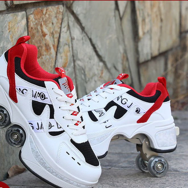 Kasut Ubah Bentuk Heelys Pelajar Kasut Roda Kanak-Kanak Roller Skates ...