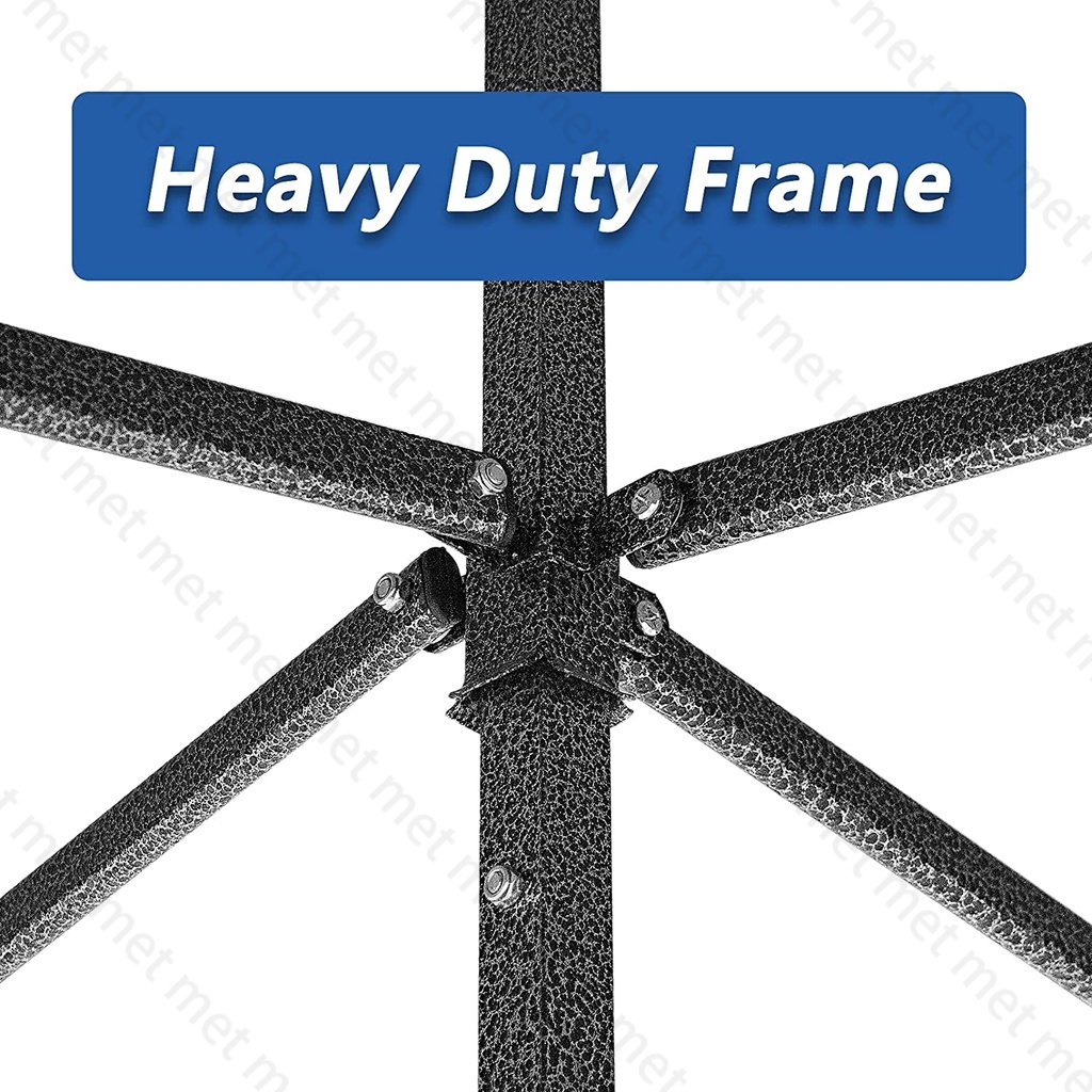 Khemah 10x10 Folding Canopy Tent Retractable Kanvas Kanopi Night Market ...